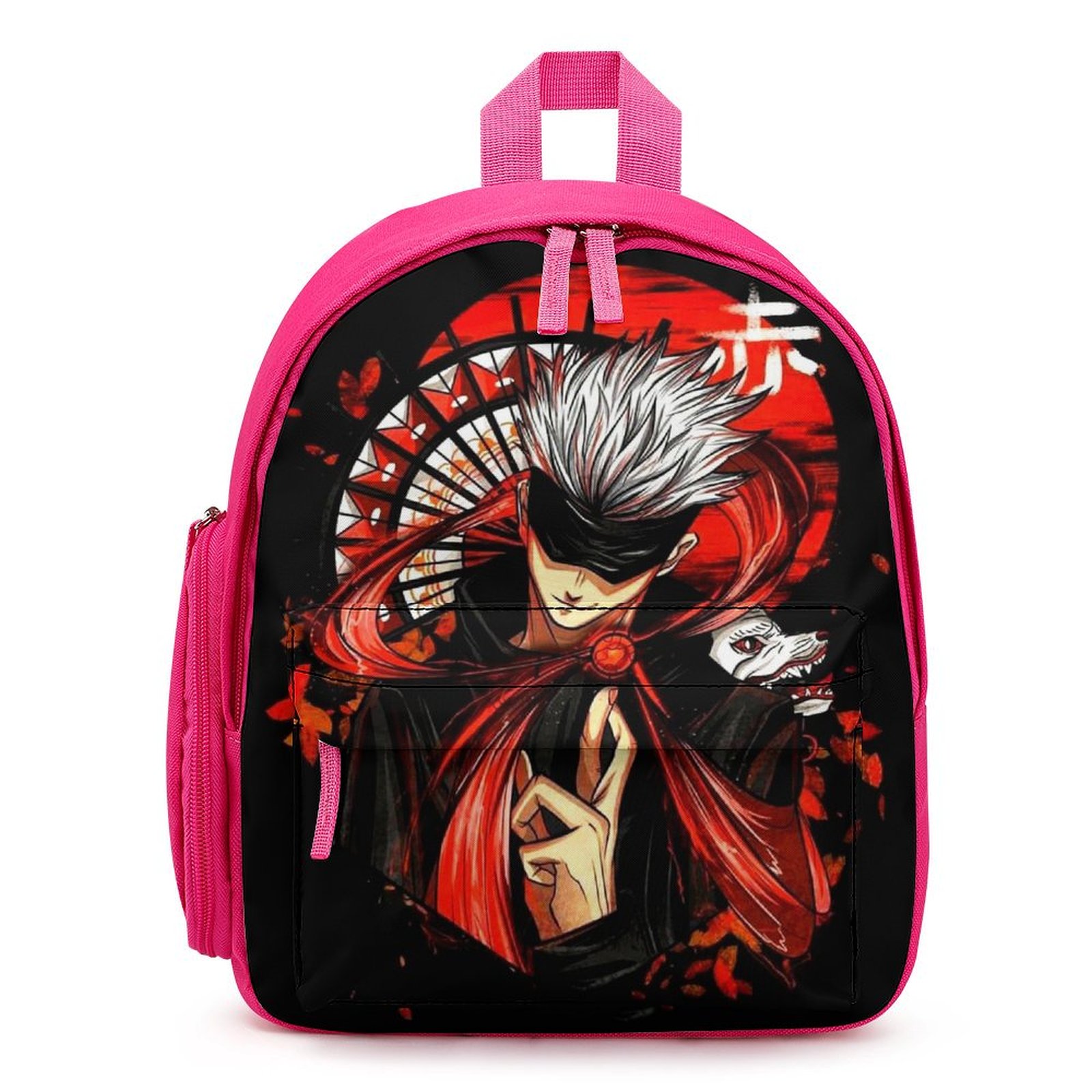 Small Backpack 12 inch Jujutsu Kaisen Gojo Backpack with Front Pocket ...