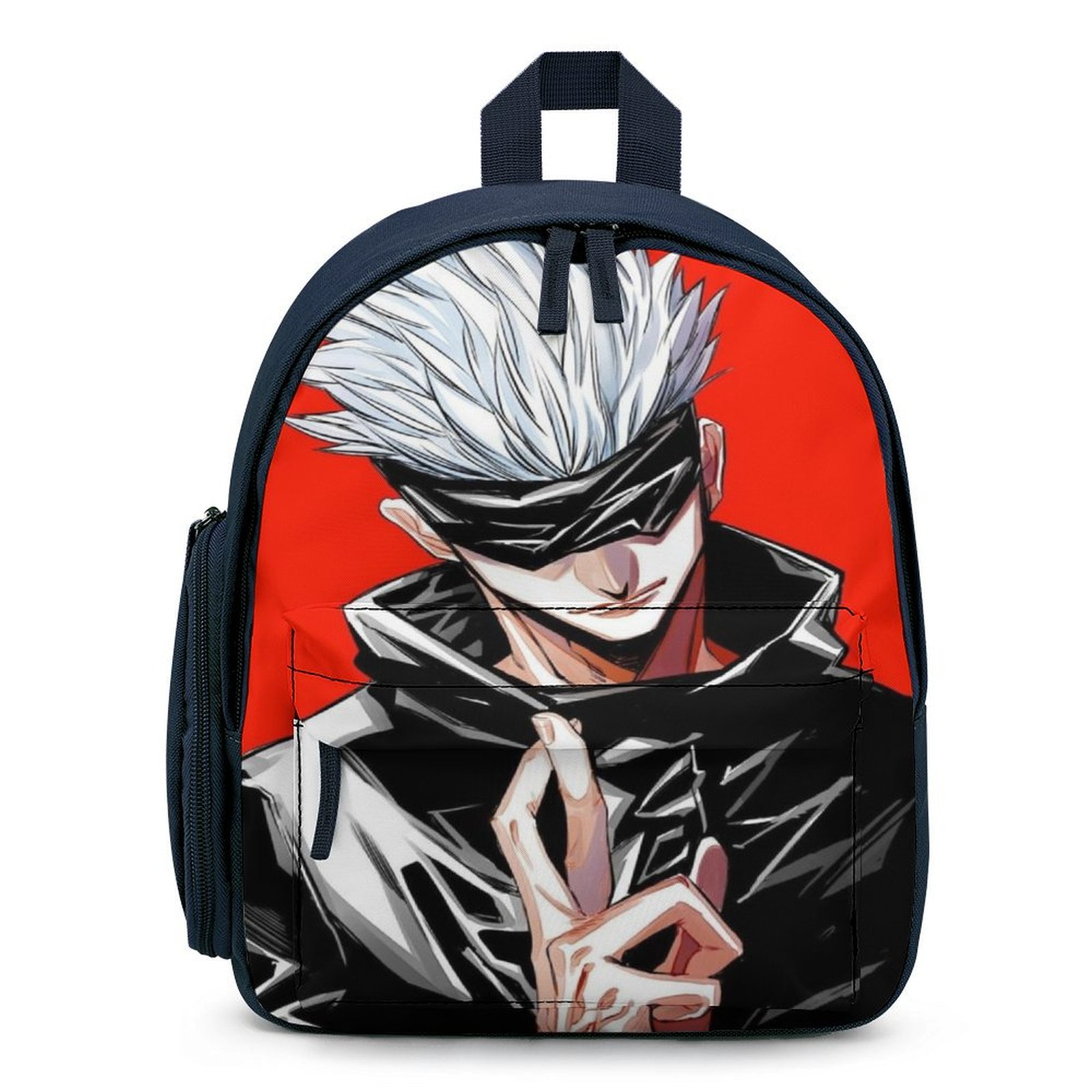 Small Backpack 12 inch Jujutsu Kaisen Gojo Backpack with Front Pocket ...