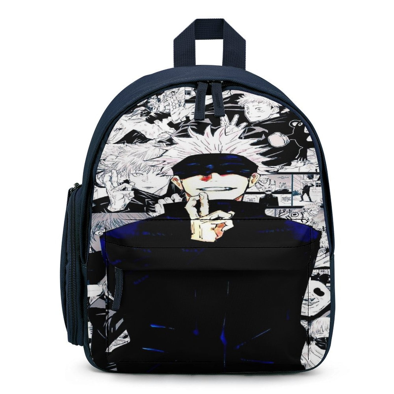 Small Backpack 12 inch Jujutsu Kaisen Gojo Backpack with Front Pocket ...