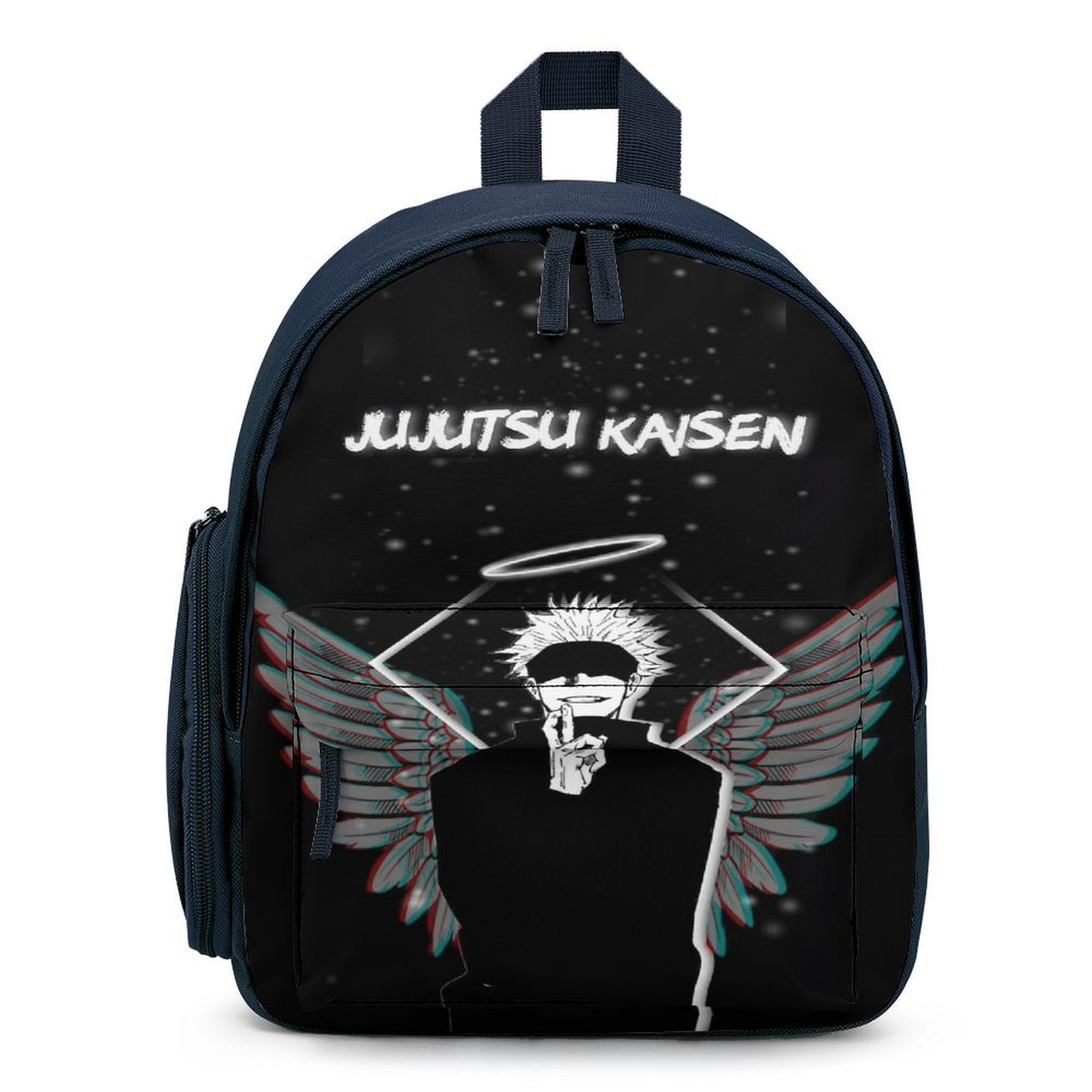 Small Backpack 12 inch Jujutsu Kaisen Gojo Backpack with Front Pocket ...