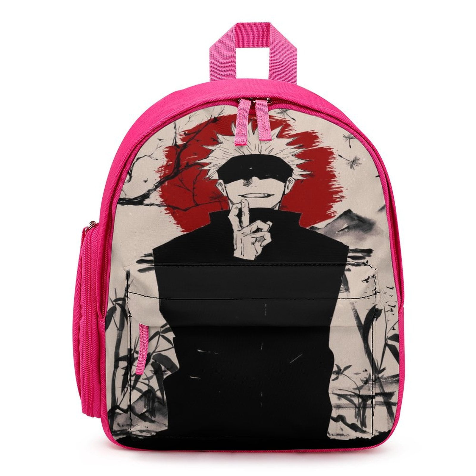Small Backpack 12 inch Jujutsu Kaisen Gojo Backpack with Front Pocket ...