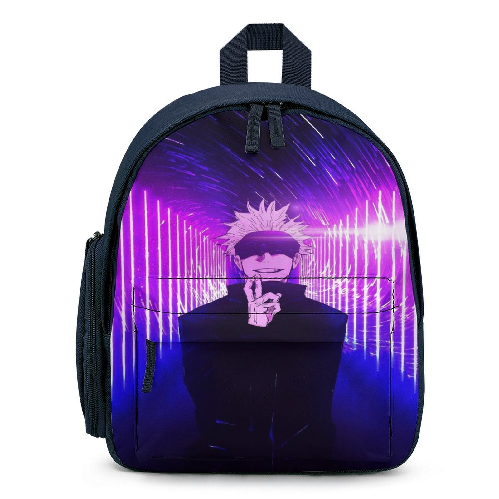 Small Backpack 12 inch Jujutsu Kaisen Gojo Backpack with Front Pocket ...