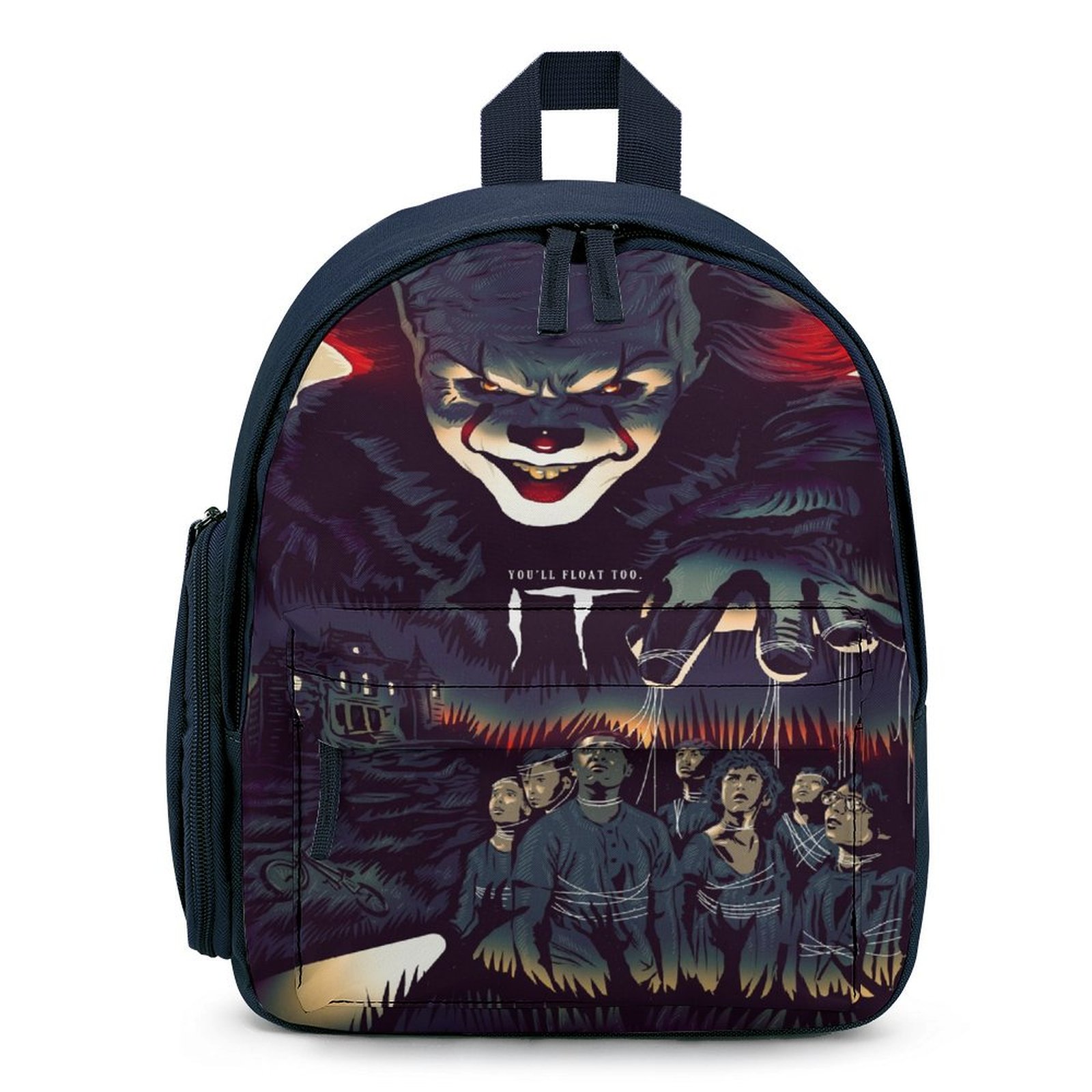 Small Backpack 12 inch Pennywise Backpack with Front Pocket Durable ...