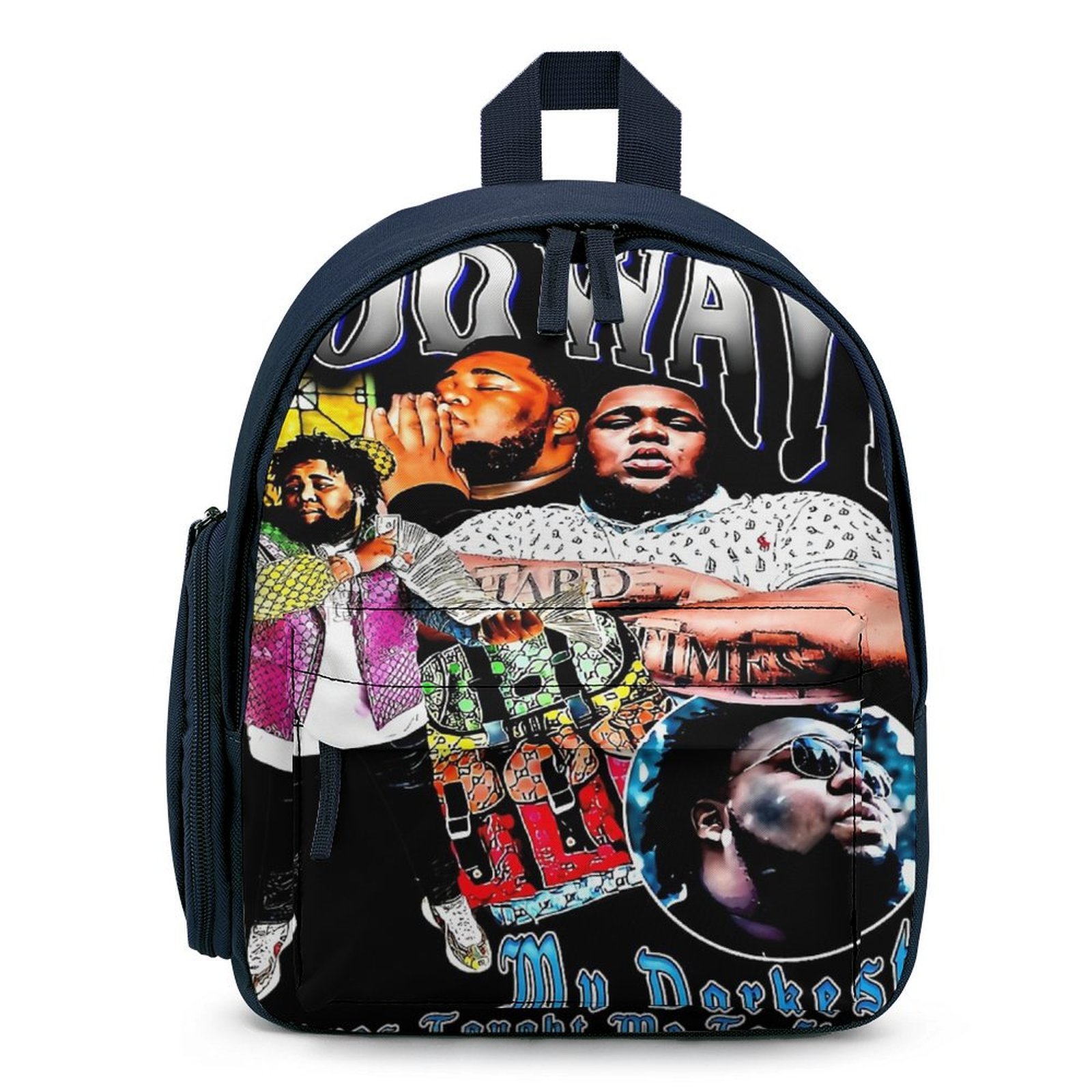 Small Backpack 12 inch Rod Wave Backpack with Front Pocket Durable ...