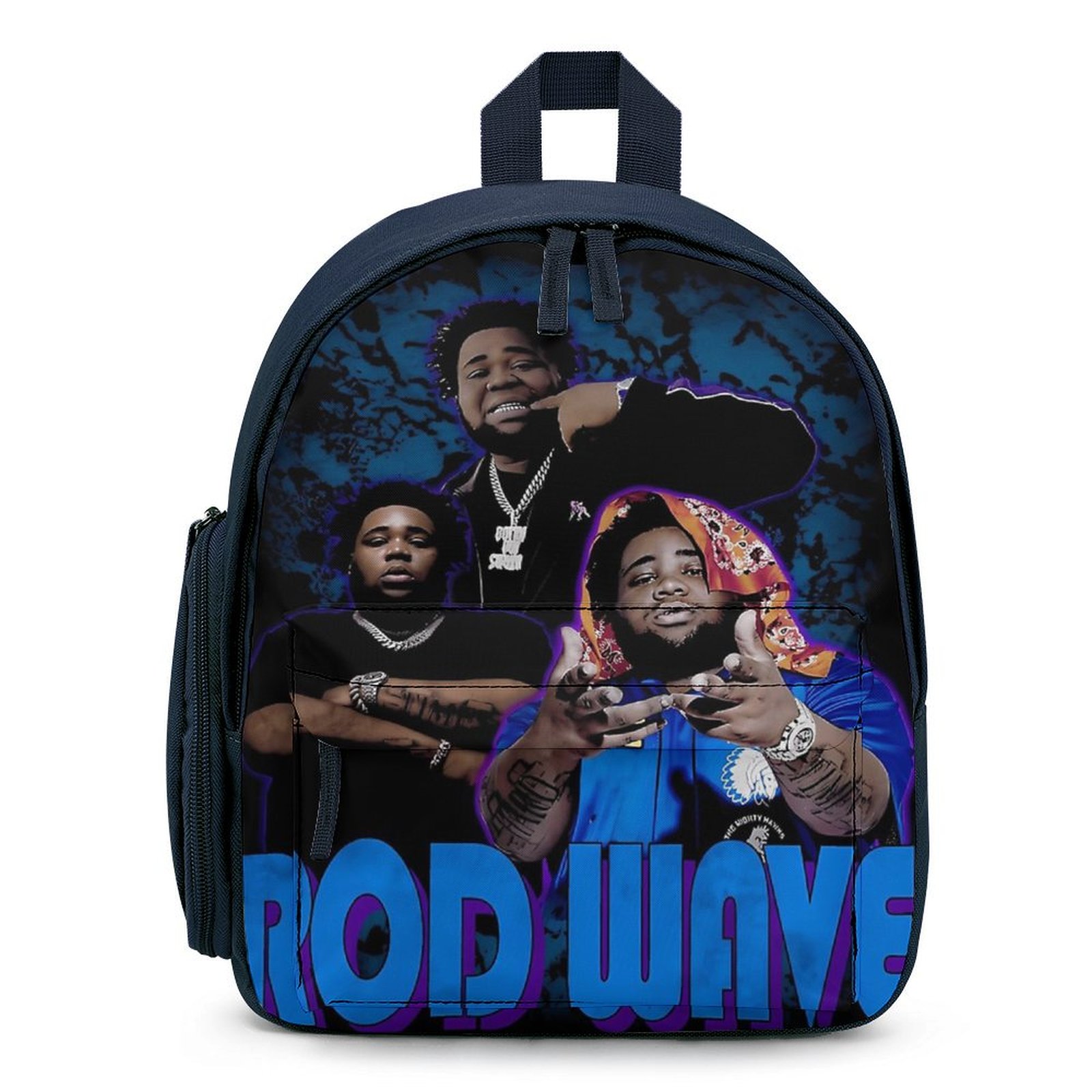 Small Backpack 12 inch Rod Wave Backpack with Front Pocket Durable ...