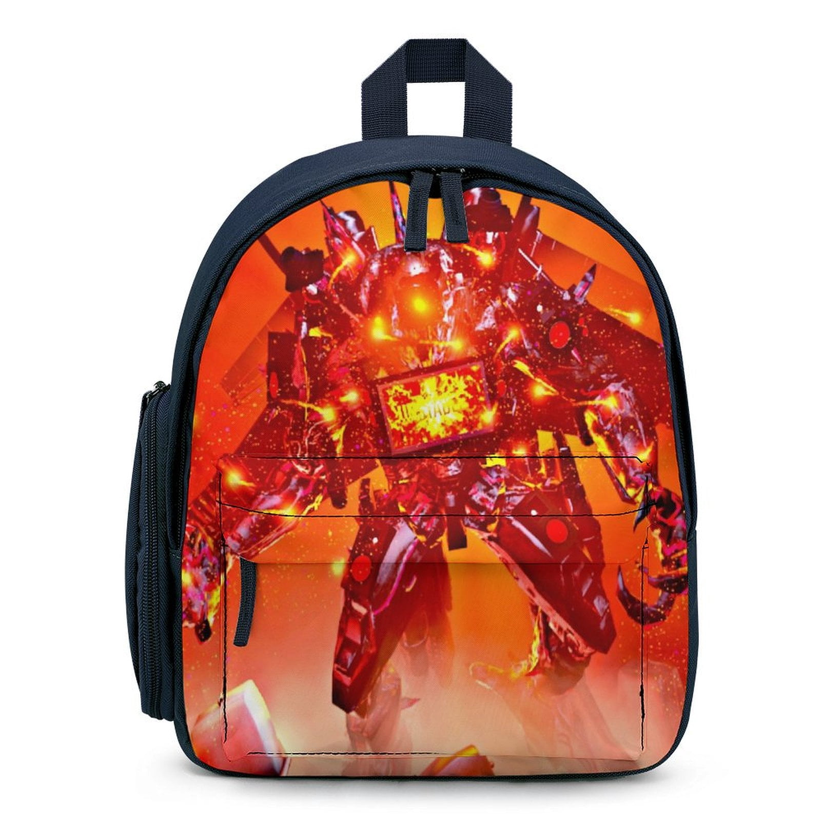 Small Backpack 12 inch Skibidi Toilet Backpack with Front Pocket ...