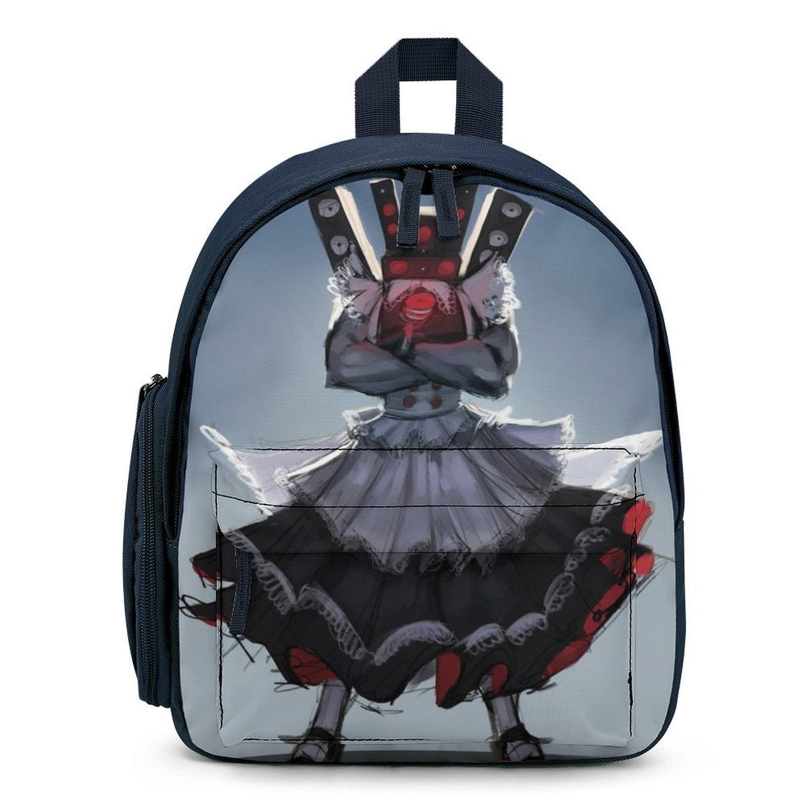 Small Backpack 12 inch Skibidi Toilet Backpack with Front Pocket ...