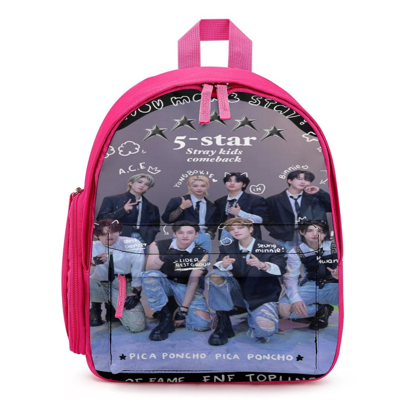 Small Backpack 12 inch Stray Backpack with Front Pocket Durable Bookbag ...