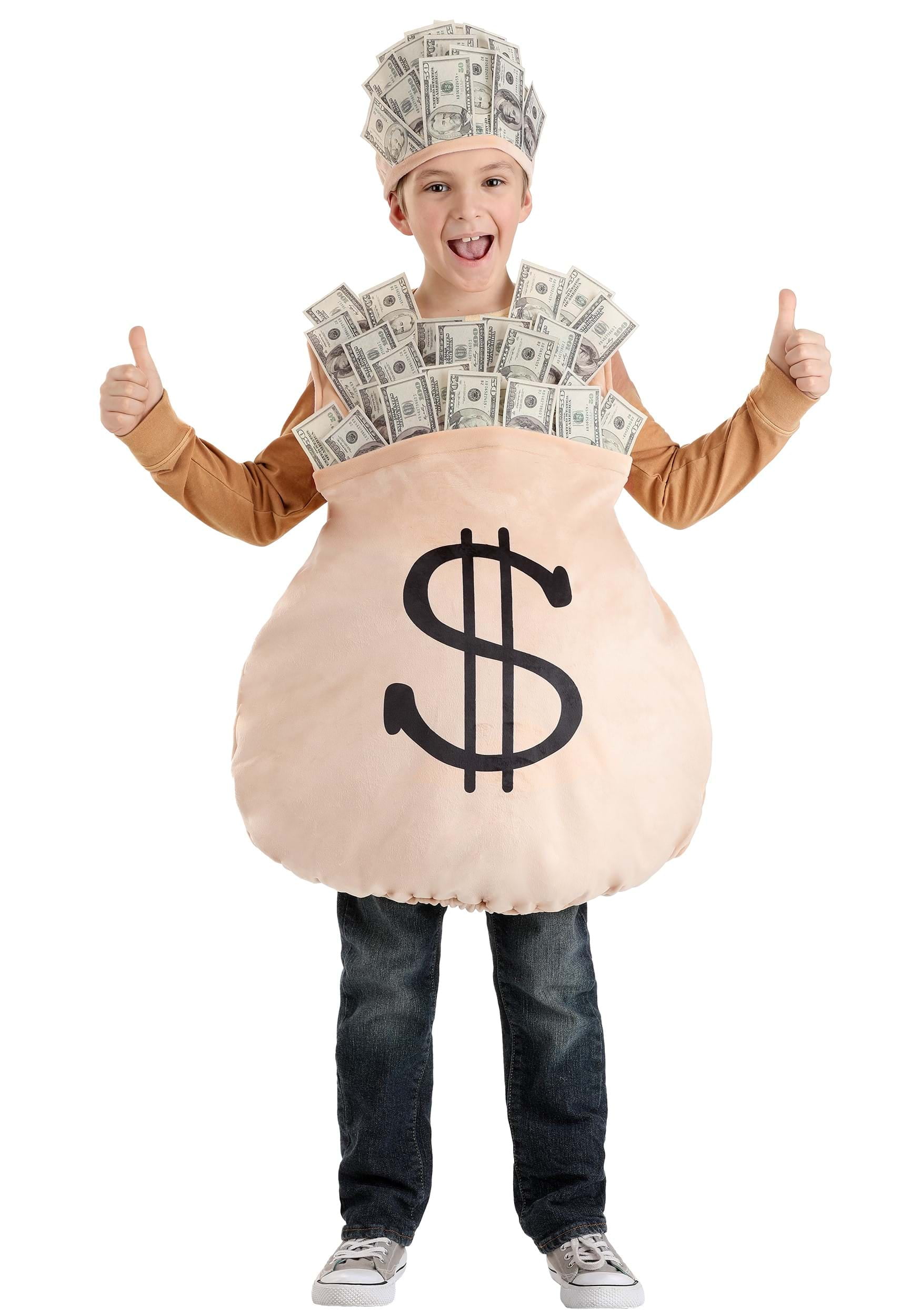 Kid's Money Bag Costume - Walmart.com