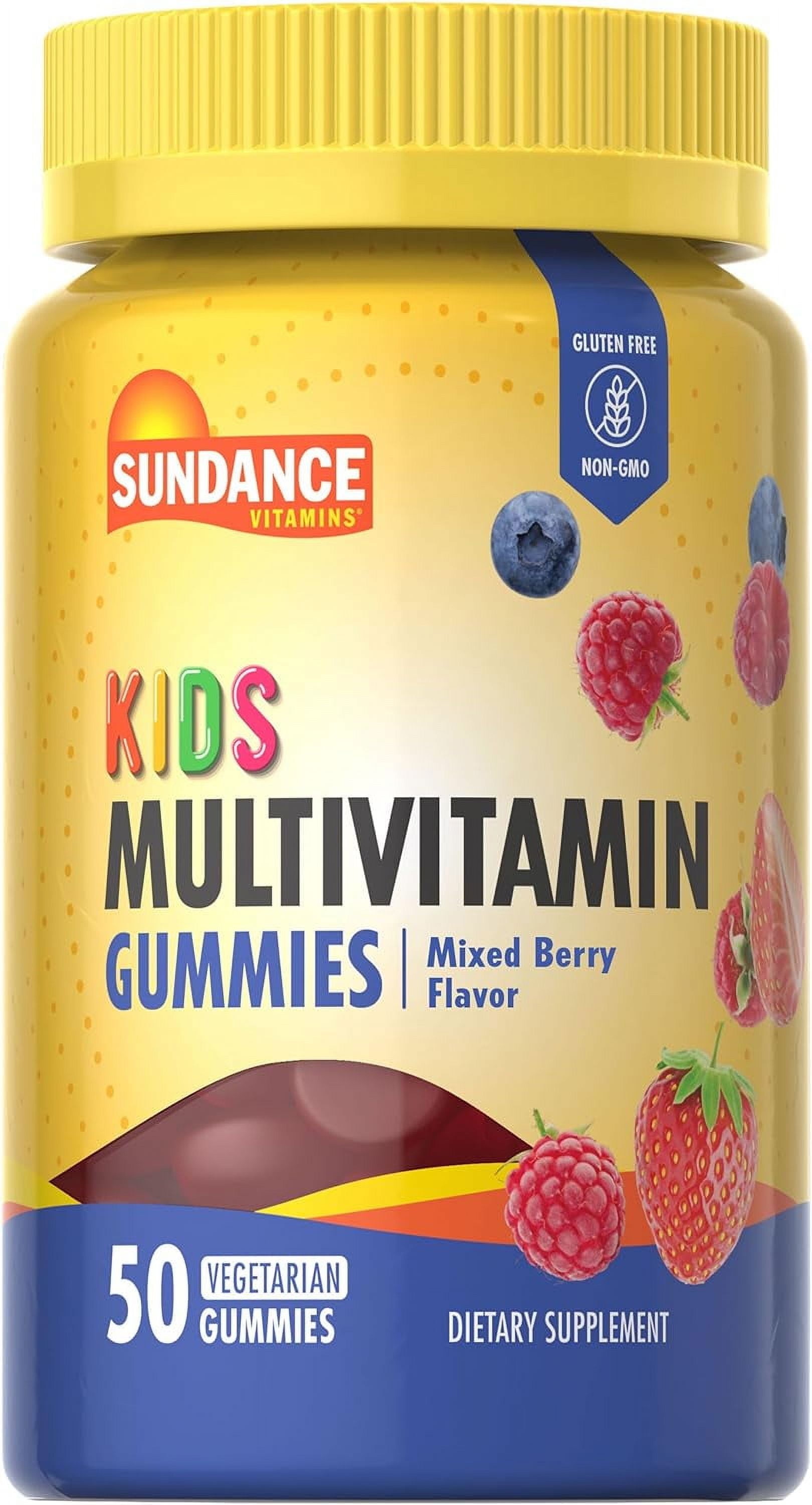 Kid's Multivitamin Gummies | 50 Count | Mixed Berry Flavor | by ...