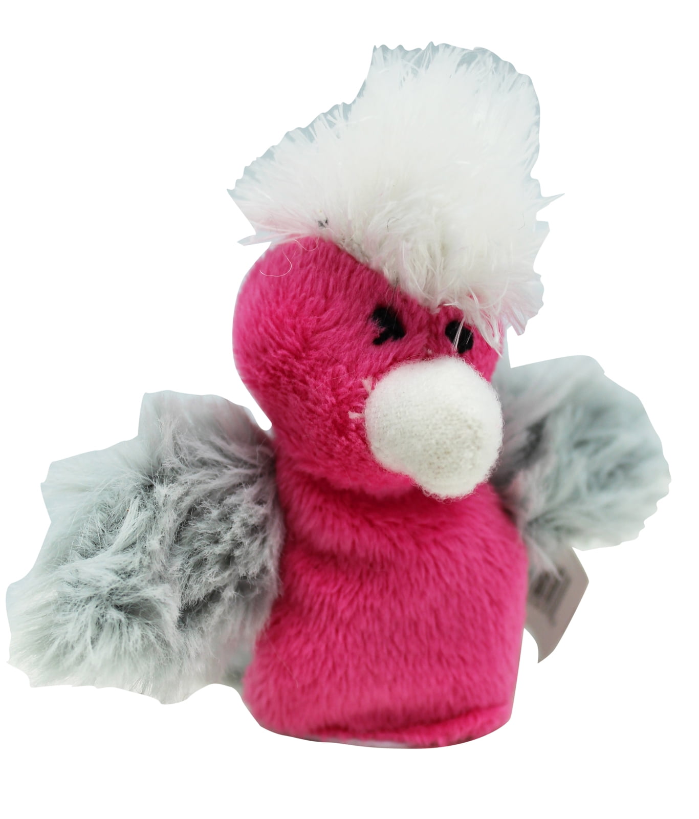 Kid's Plush Animal Finger Puppet: Pink Bird - By Ganz - Walmart.com