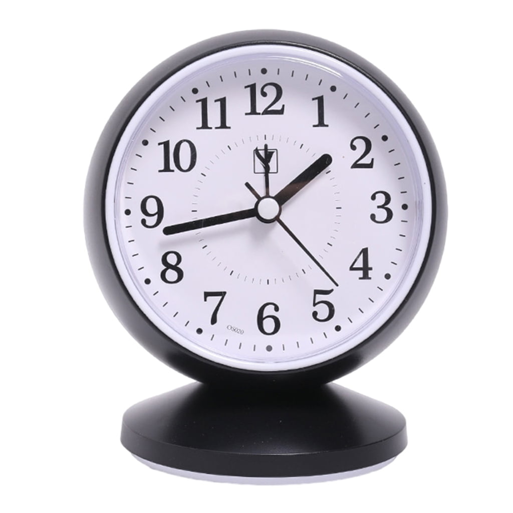 Kid's Quiet Alarm Clock Battery Operated Minimalists Bedside Table ...