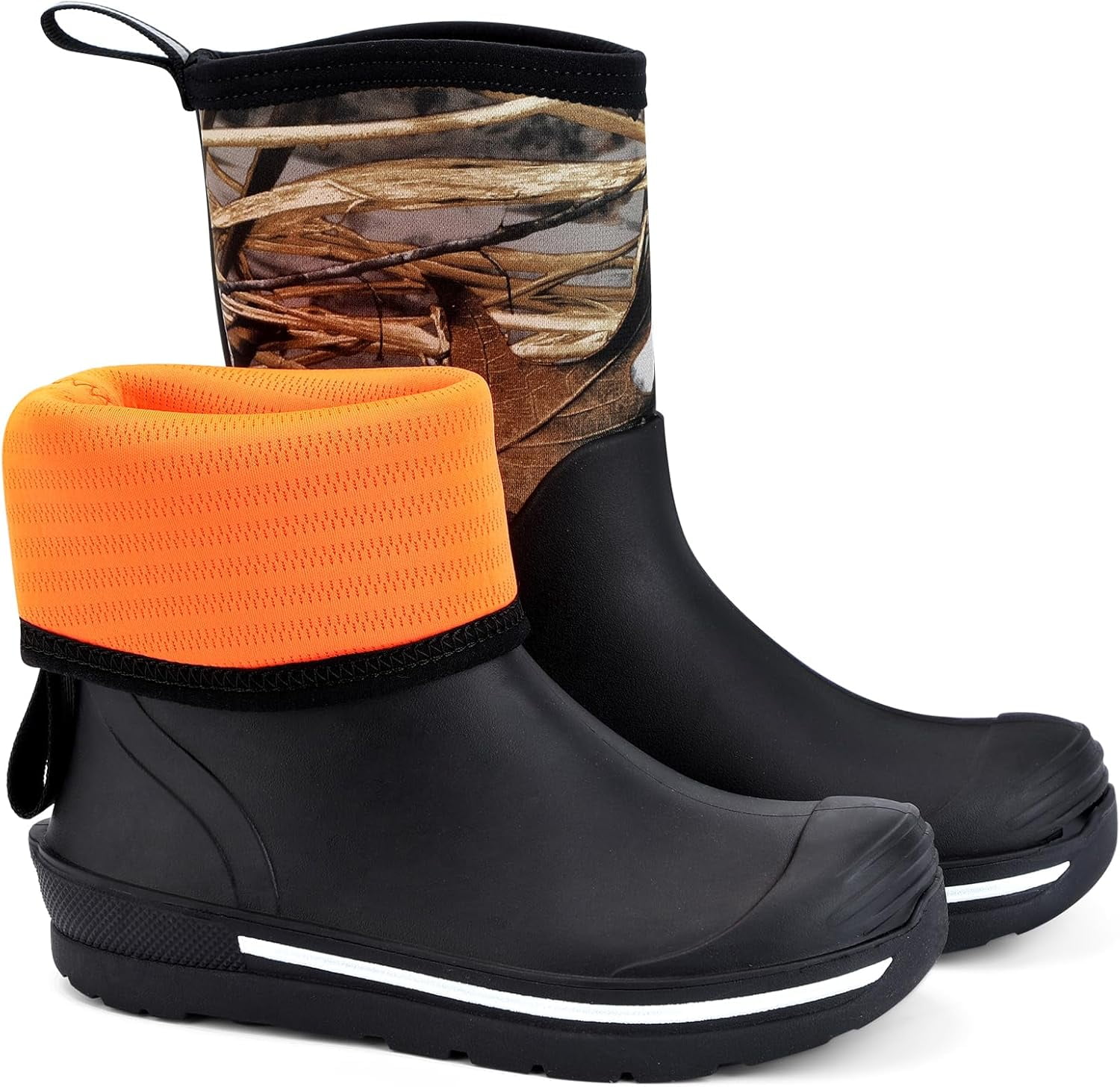 Kid's Rain Boots Waterproof Rubber Mud Boot Boys Girls Insulated ...