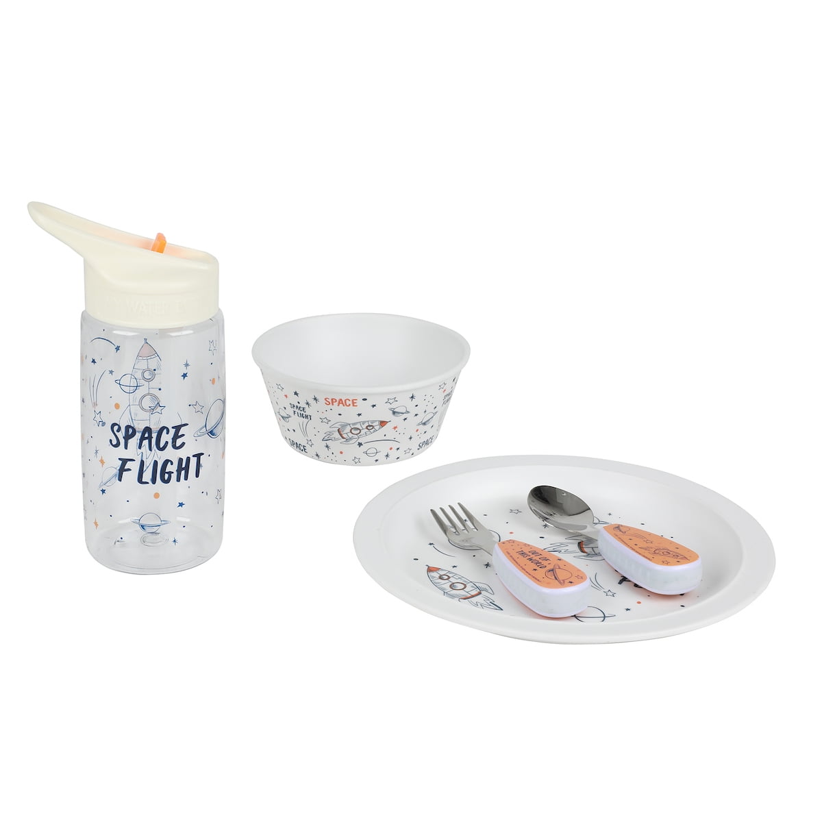 Kid's Space 5-Piece Melamine Mealtime Set - Walmart.com