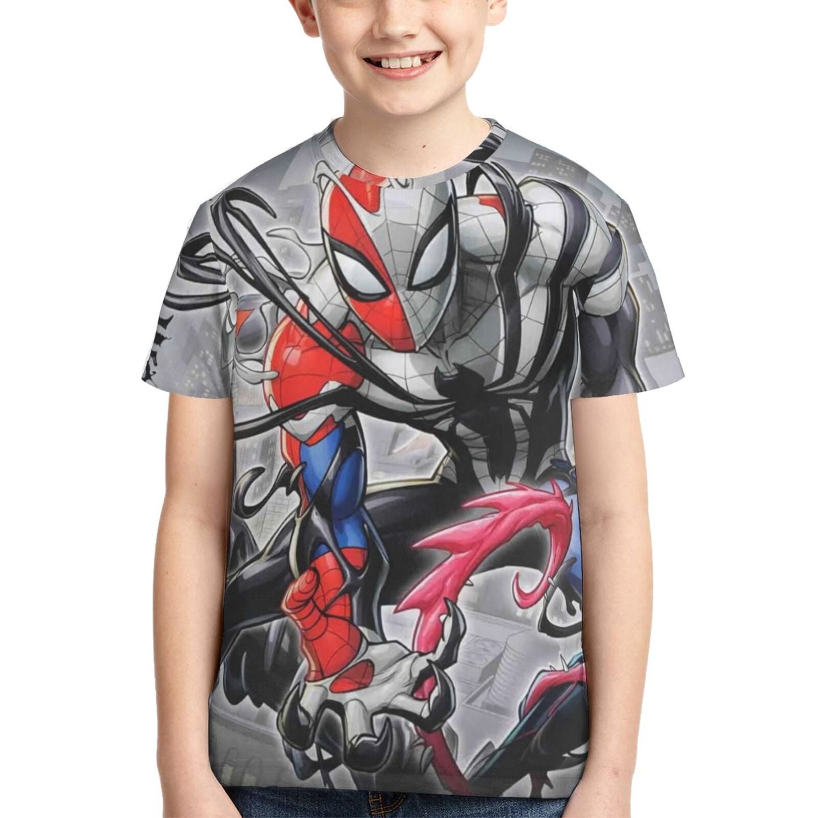 Kid's Spider-Man We are Venom Short Sleeve T-Shirt for Kids Boys Teens ...