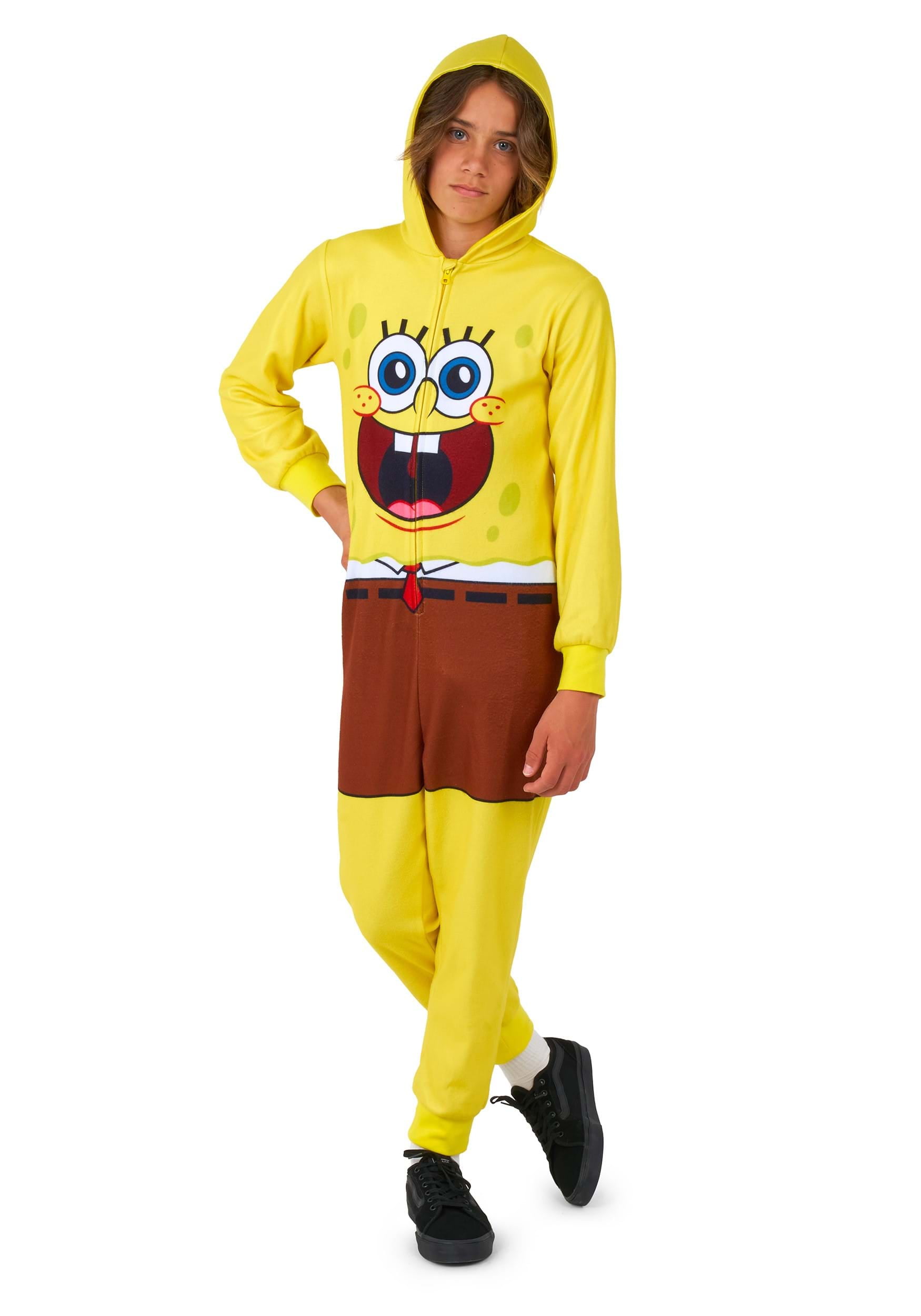 Kid's SpongeBob SquarePants Costume Onesie - Walmart.com