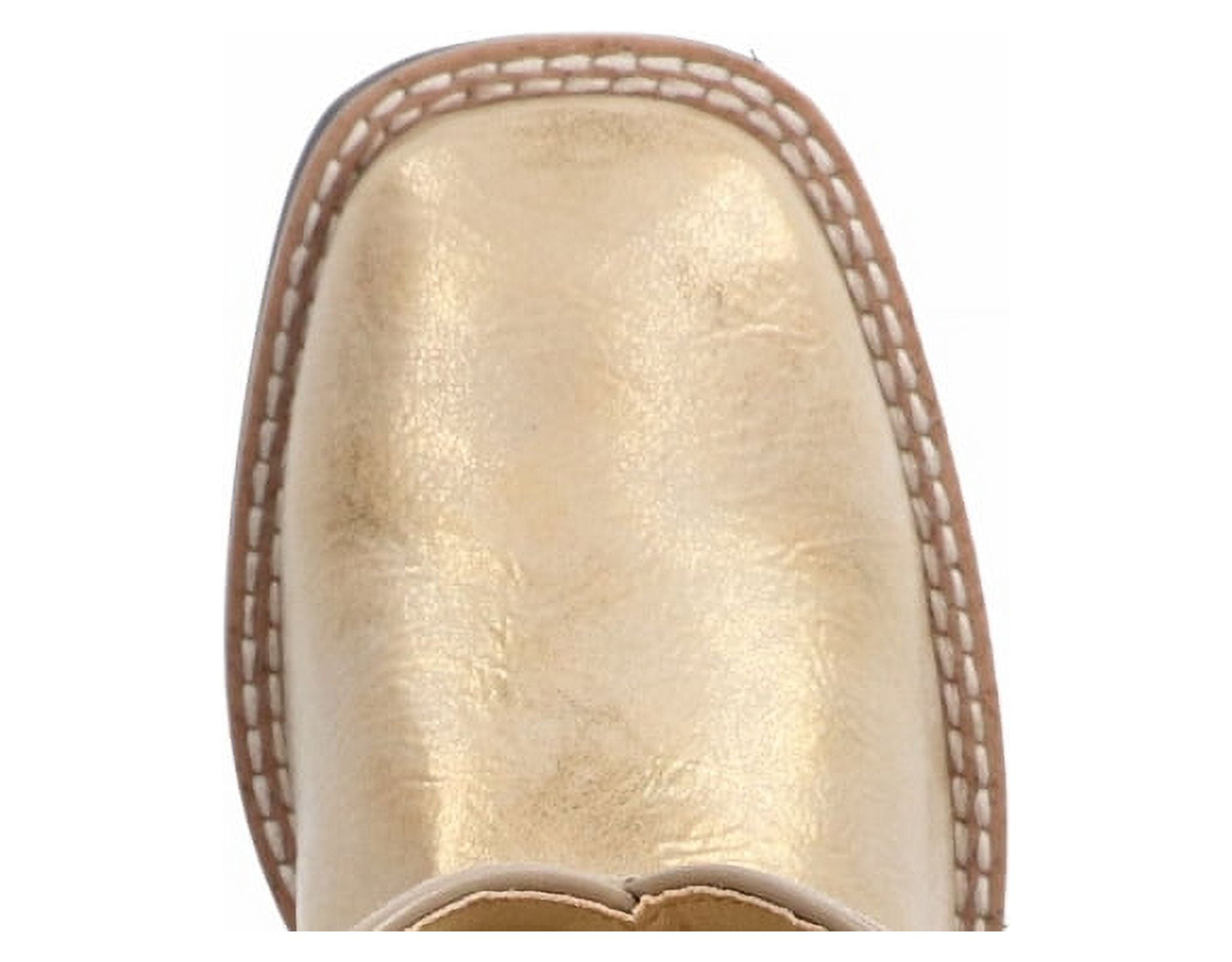 Kid's Starlight Gold Leather Boot with Metallic Stars - Walmart.com