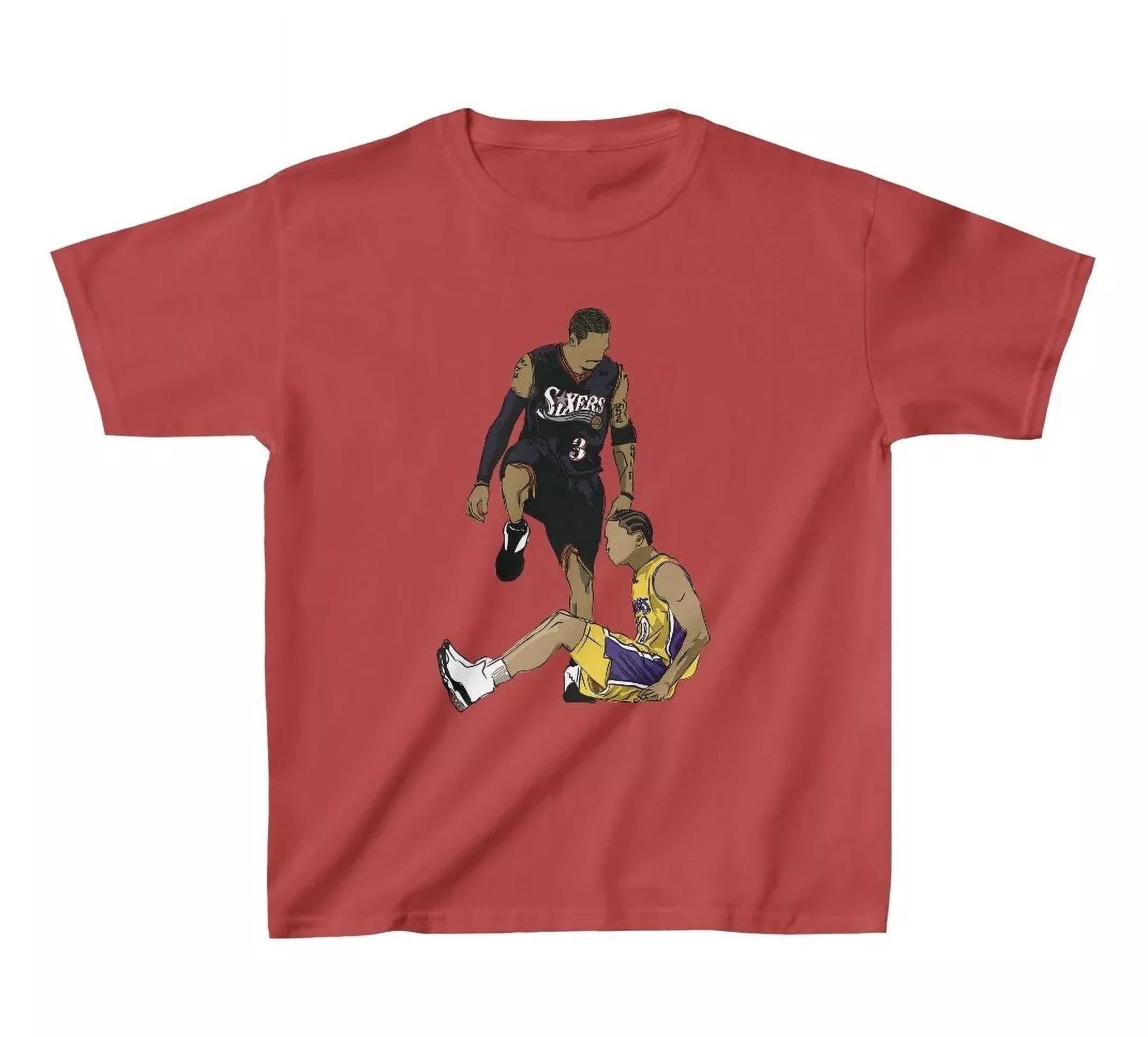 Kid’s T-Shirt Allen Iverson Step Over Sketch Youth Sizes - Walmart.com
