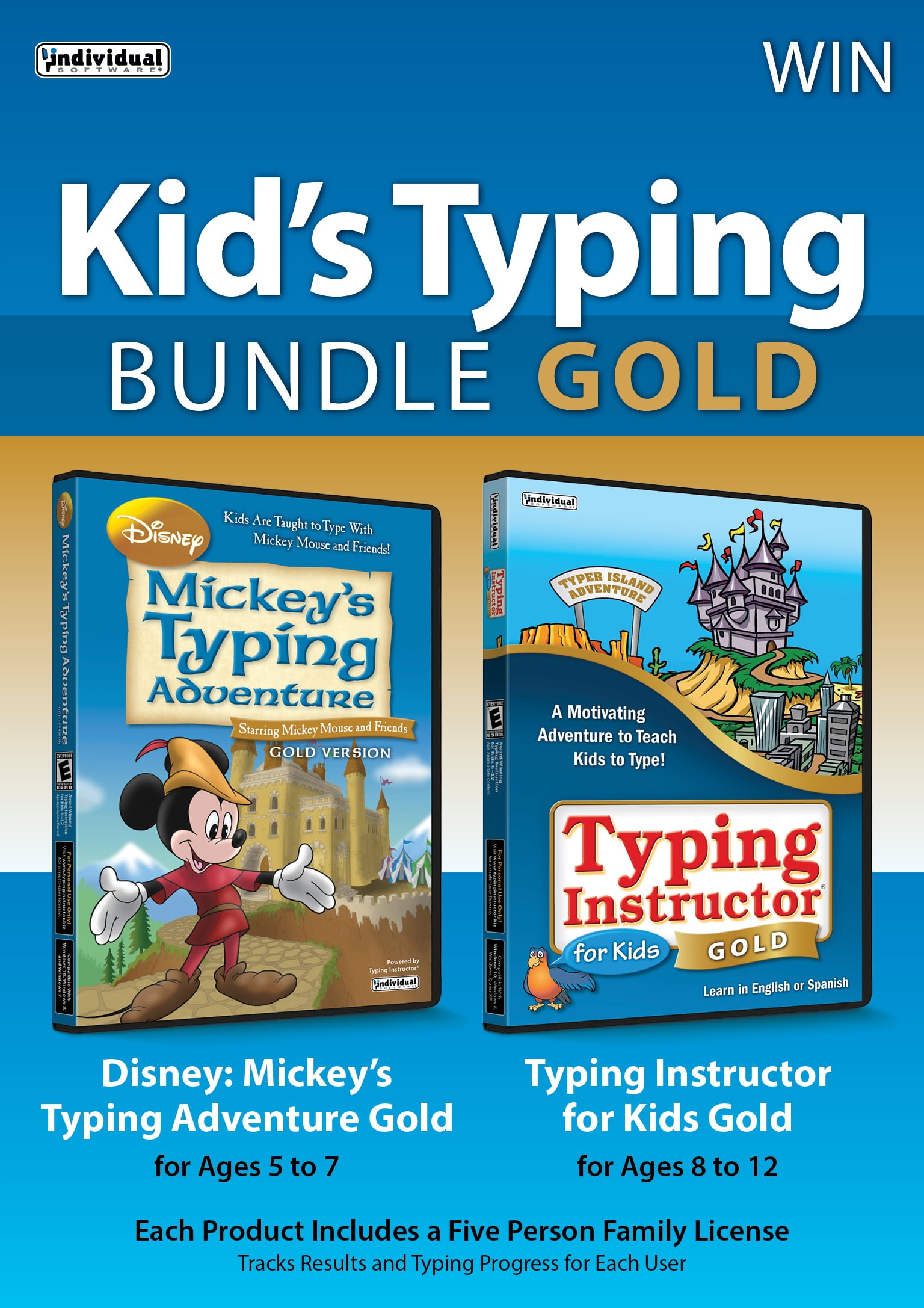 Kid's Typing Bundle Gold - Windows [Digital Download] - Walmart.com