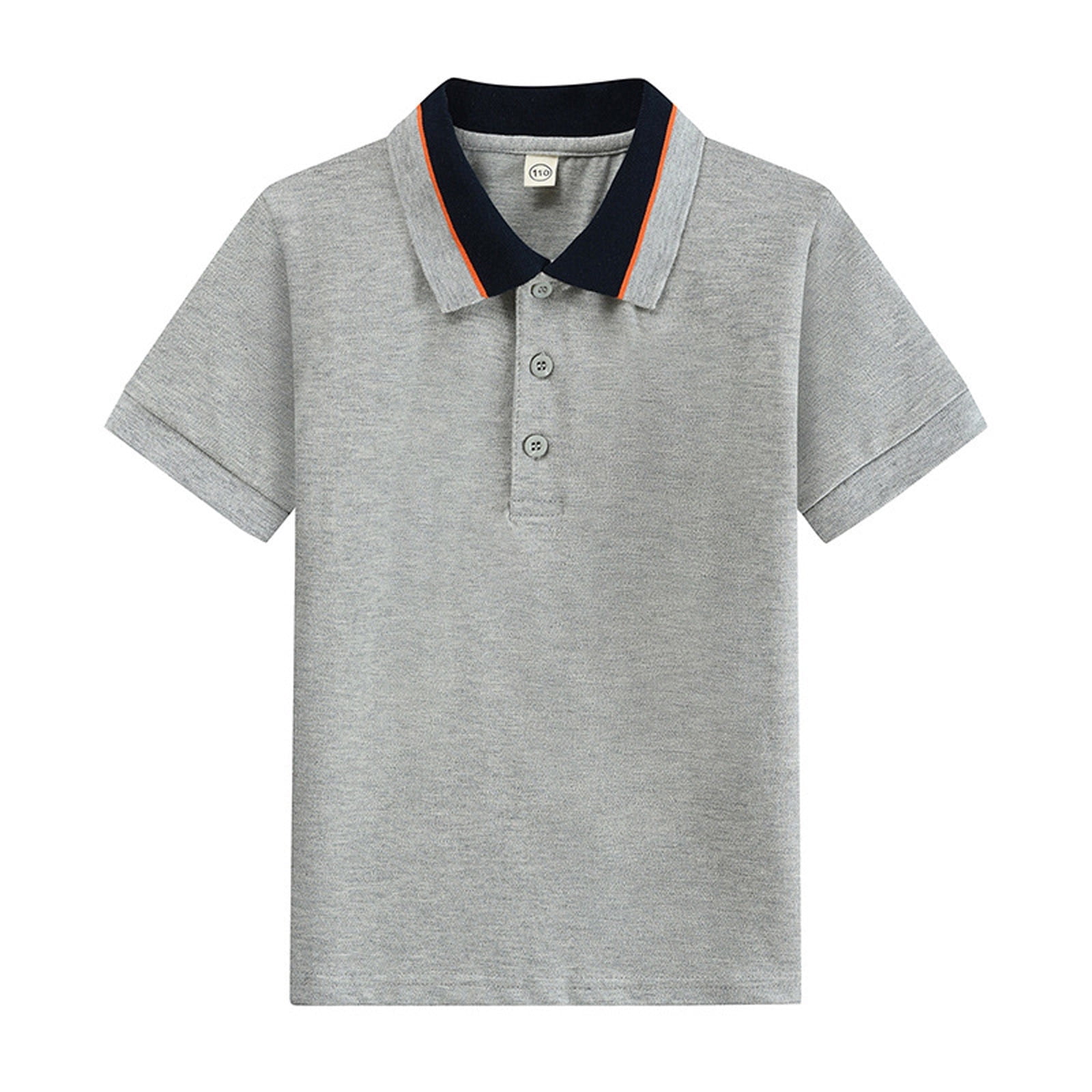 Kids Boys' Polo Shirts Collar Shirt Short Sleeve Toddler Shirts Summer ...