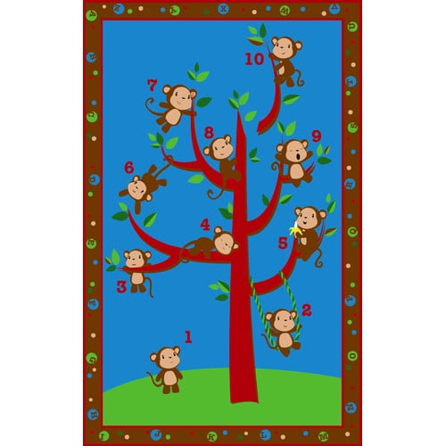 KidCarpet Animal, Alphabet & Number Educational Theme Rug | Ten Little ...