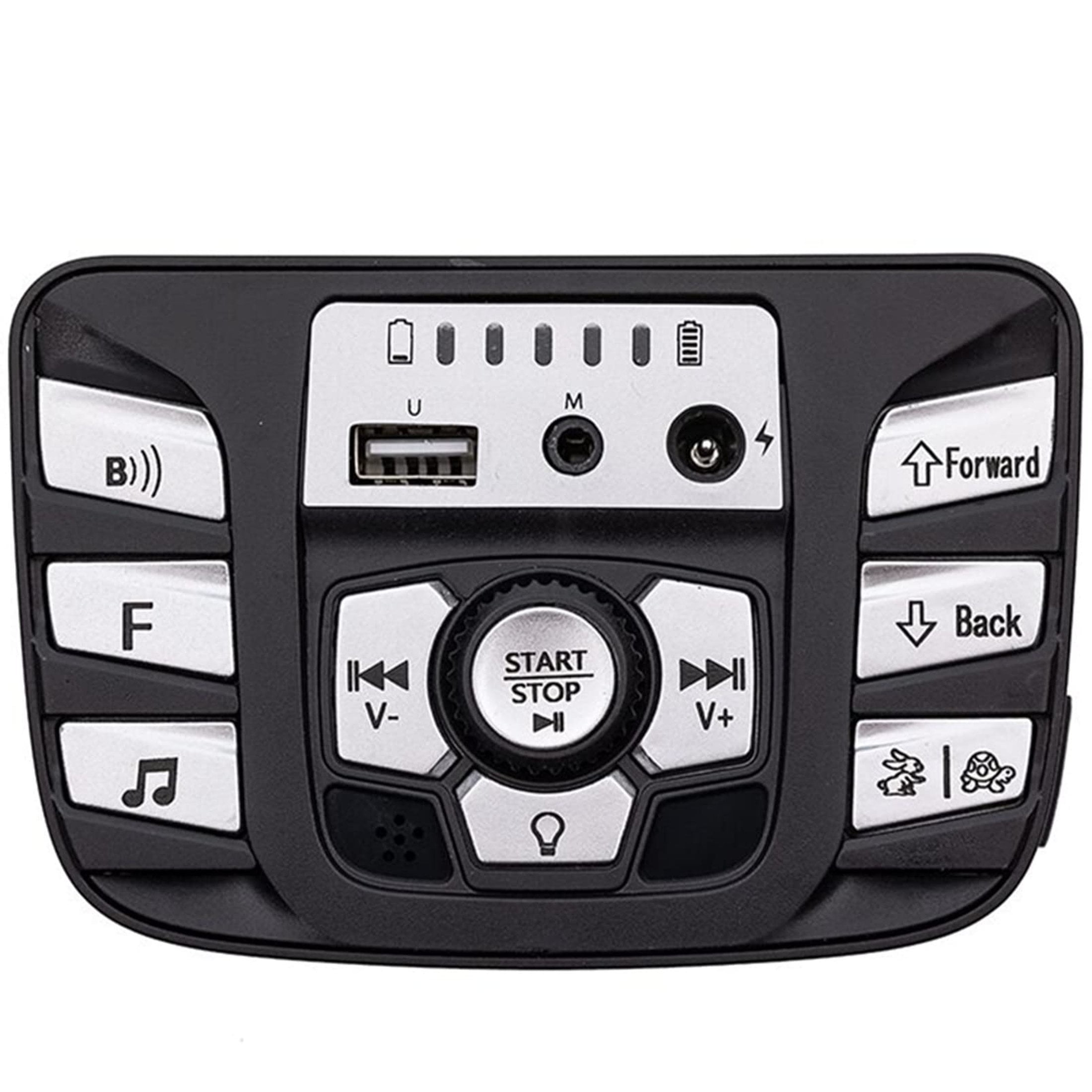 KidDrive 12V Electric Car Control Panel with Entertainment System ...