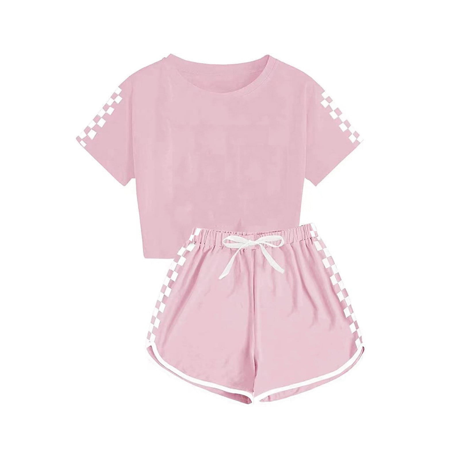 KidGT Girls Summer Clothing Sets Ruffle Tank Tops and Shorts Cute 2 ...