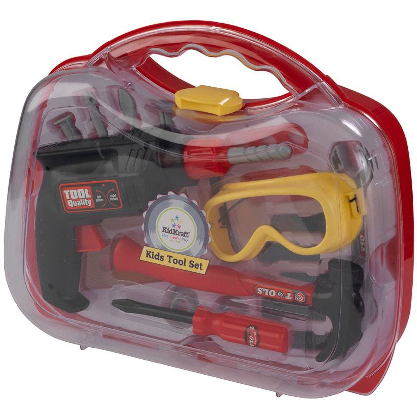 KidKraft 63428 4.13 x 11.02 x 12.99 in. Tool Kit Play Set - Walmart.com