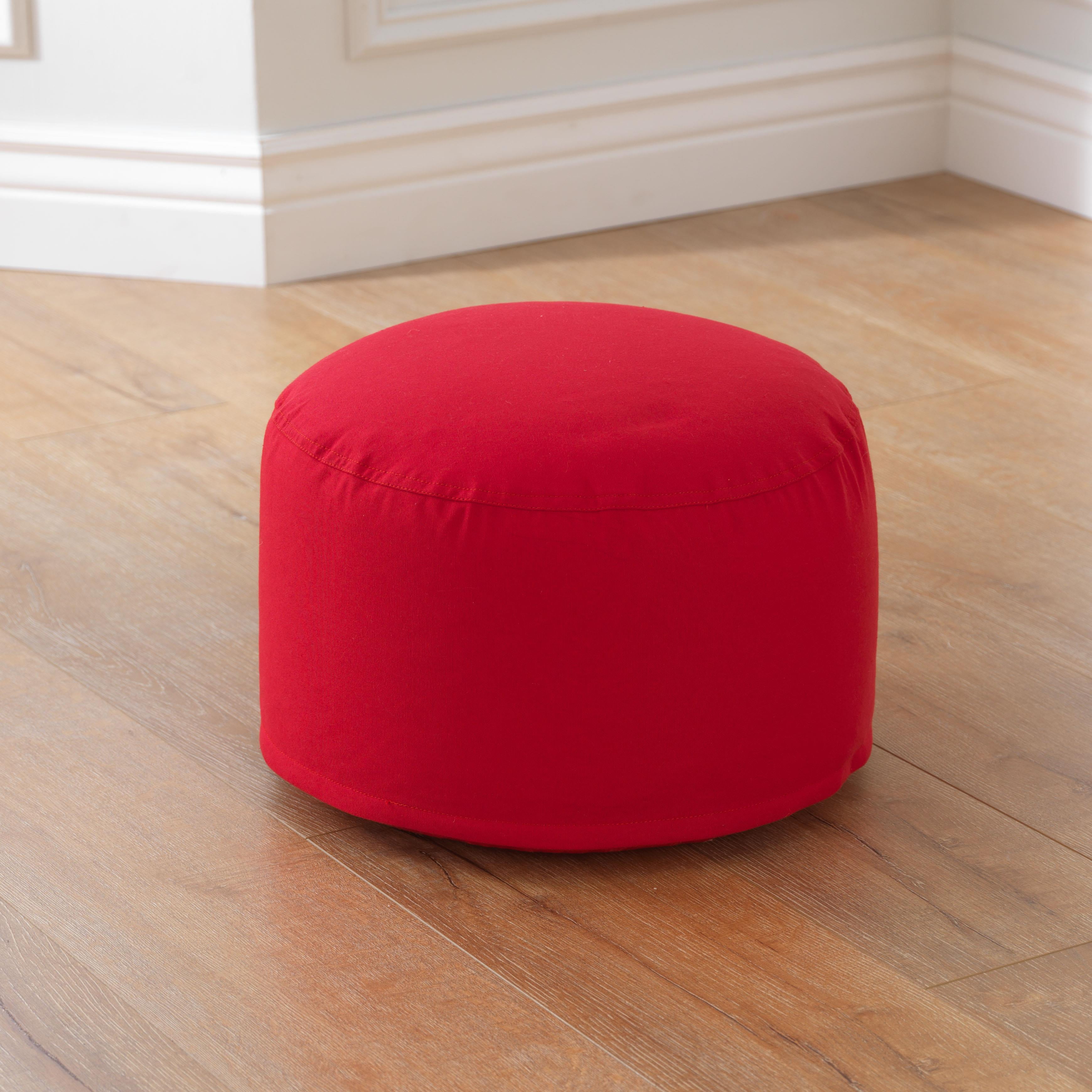 KidKraft Round Red Pouf - 18694 - Walmart.com