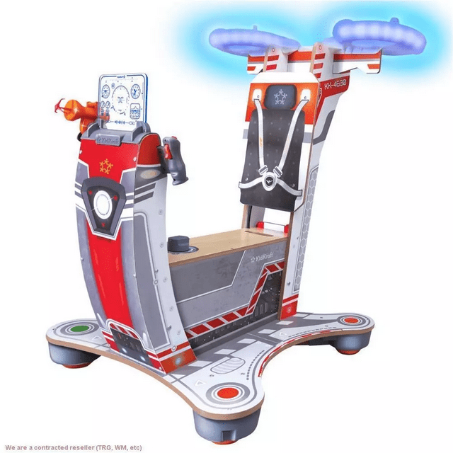 KidKraft Ultimate Helicopter Wooden with Lights Sounds and Spinning ...