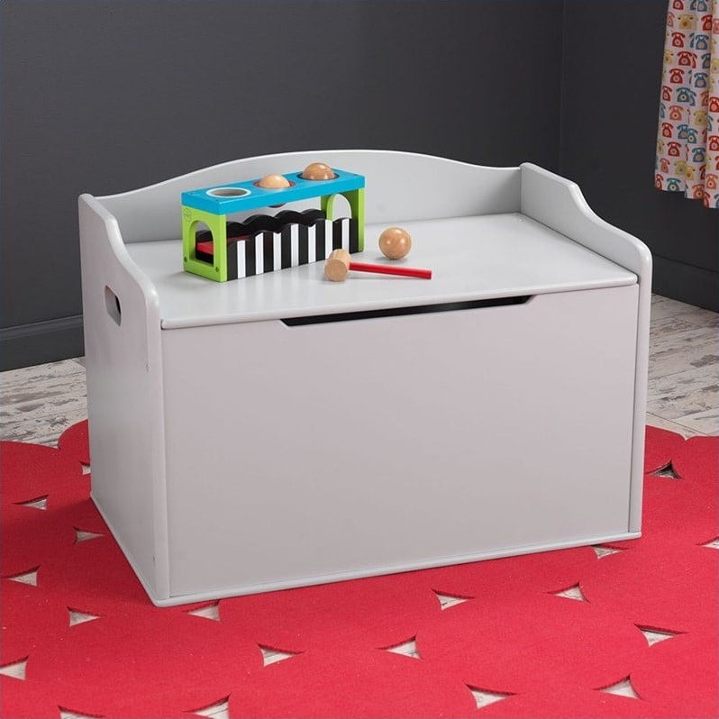 KidKraft Wooden Austin Toy Box - Gray - Walmart.com