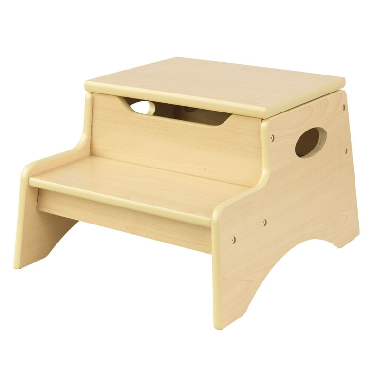 Wooden Stools Kidkraft Step Stool KidKraft Wooden Step 'N Store Stool ...