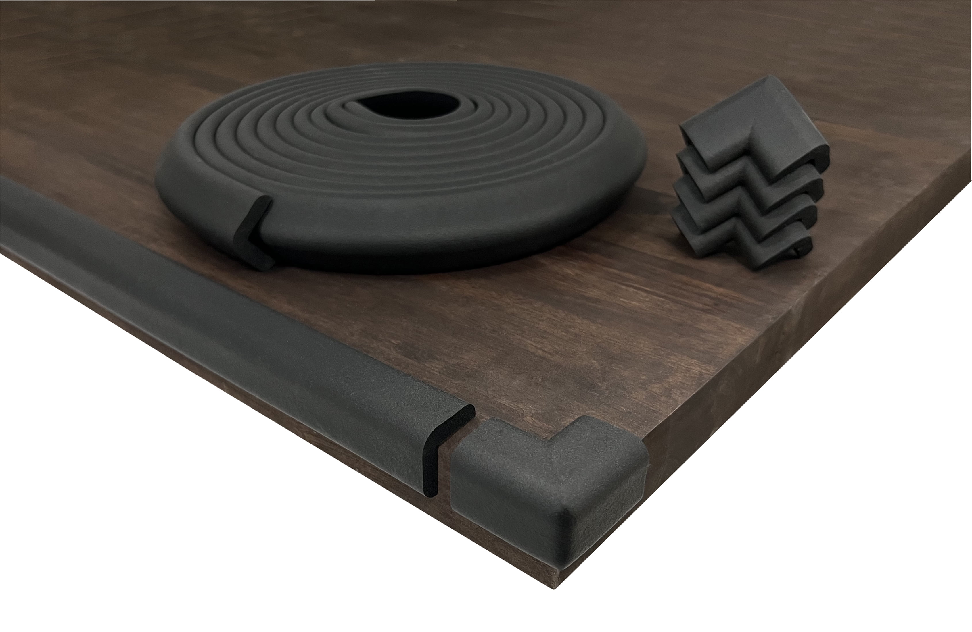 KidKusion Foam Rubber Edge Guard for Tables, 13.1 ft, 1 CT, Black ...