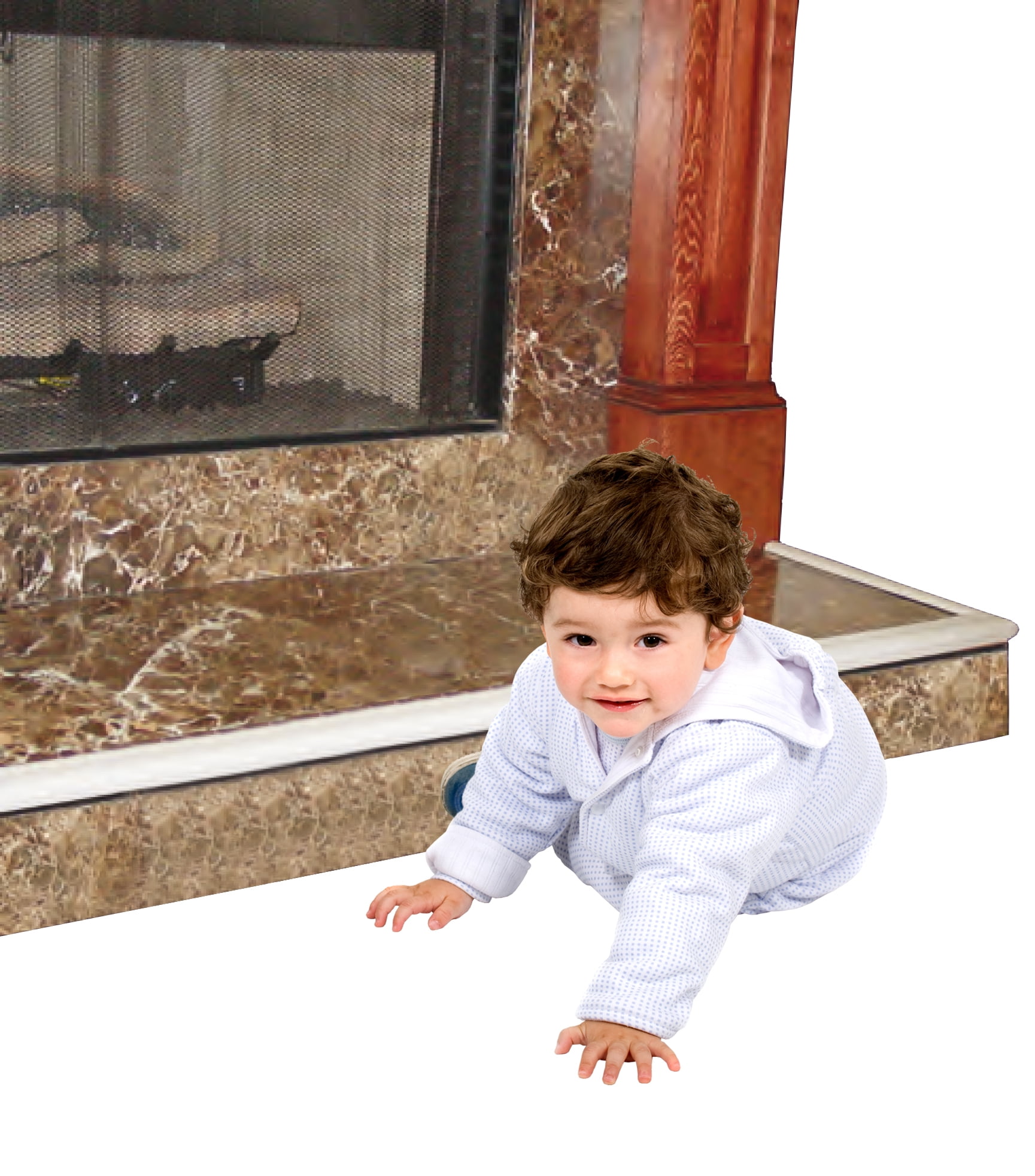 KidKusion Foam Rubber Hearth Guard for Fireplace Hearth, 1 CT, 8.83 ft ...