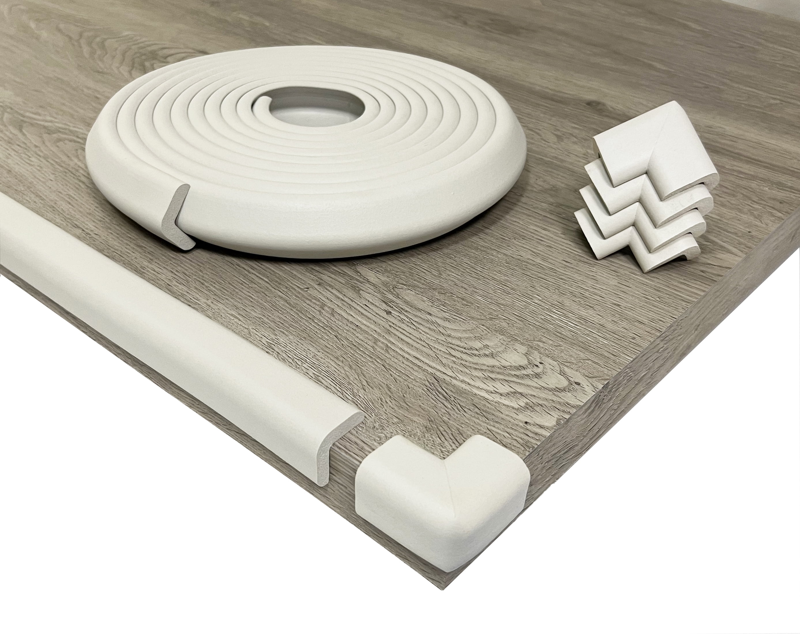 KidKusion Foam Rubber Table Guard for Table, 13.1 ft, 1 CT, White ...