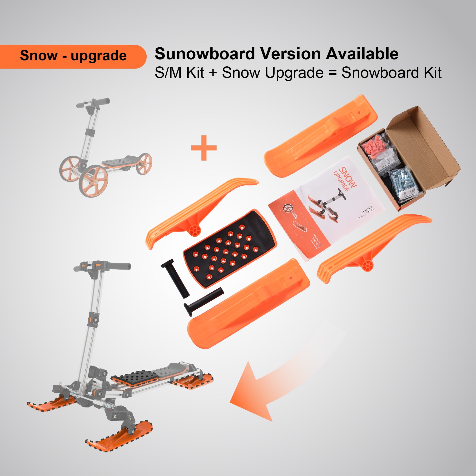 KidRock Upgrade Skiing Design Kart, Outdoor Kart, S-kit, M-kit, L-kit ...
