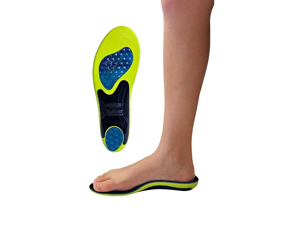 KidSole Low Arch Support Insoles, Flat Feet Relief for Kids, Sizes 11-2 ...