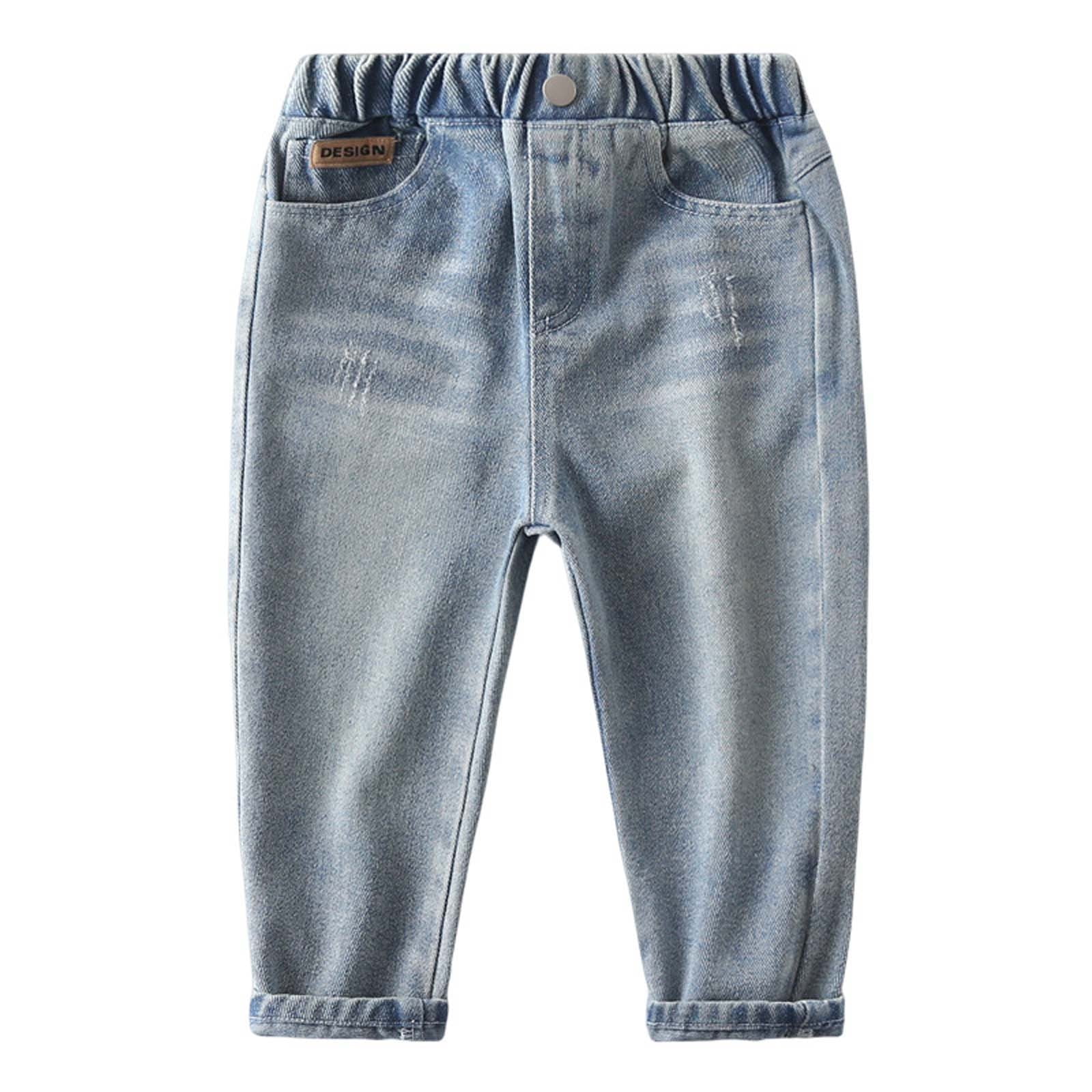 Kidagic Boys Distressed Denim Jeans | Casual Comfort Fit | School ...