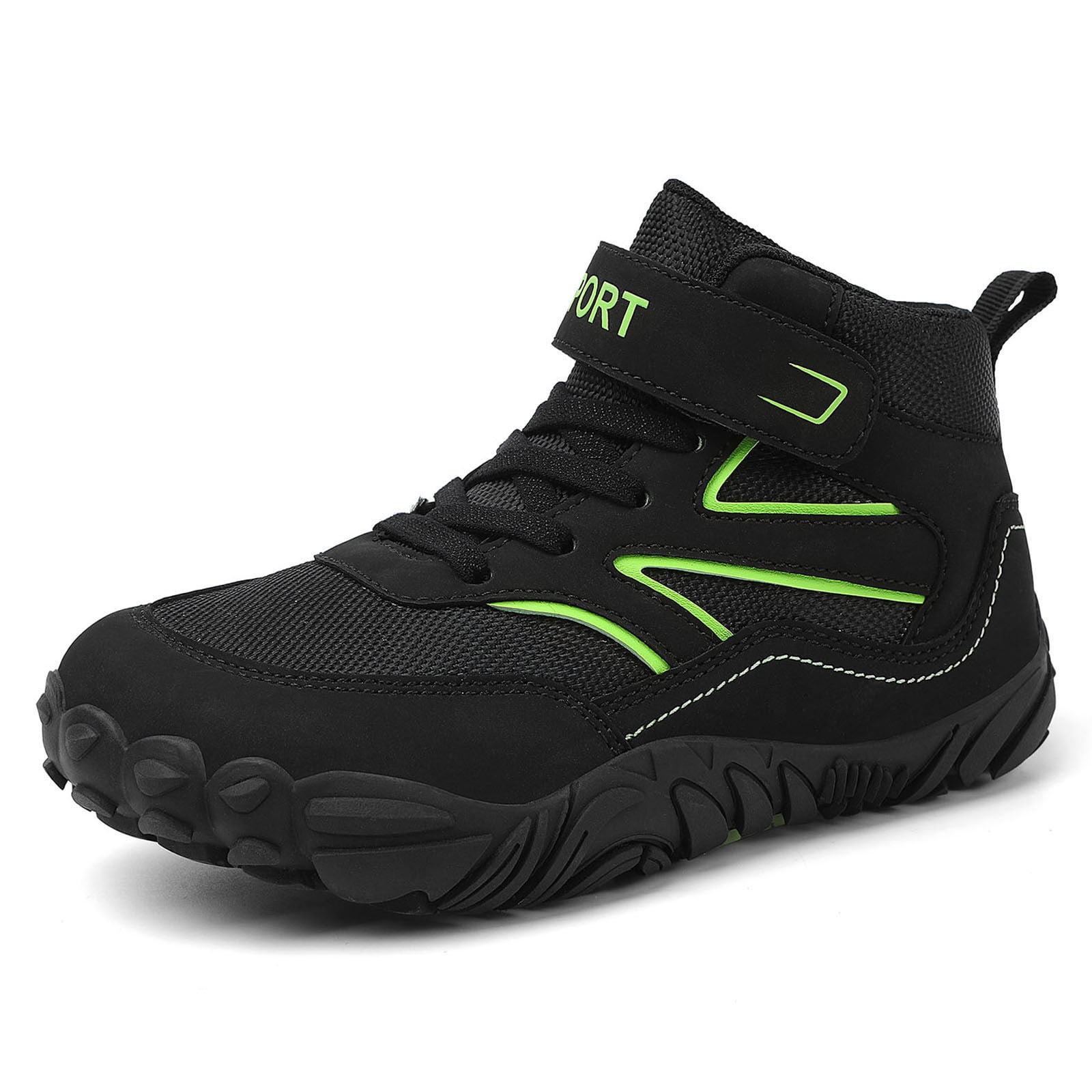 Kidagic Boys Girls Hiking Boots Kids Anti Collision Barefoot Shoes Non ...