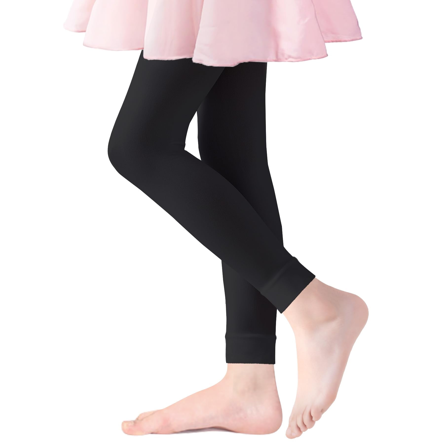 Kidagic Girls Footless Ballet Tights Girl Dance Tights Little Girls ...