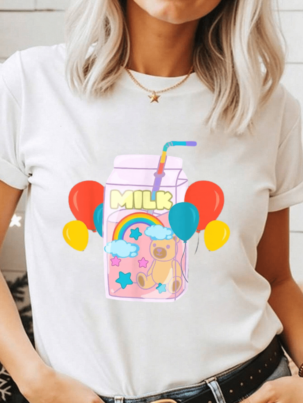 Kidcore Aesthetic Kawaii Milk Carton Alt Indie 80s 90s up to Size 5XL ...