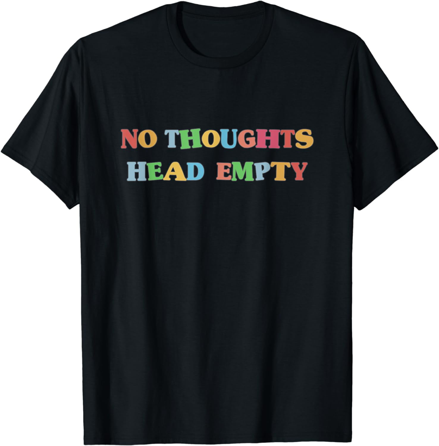 Kidcore Aesthetic No Thoughts Head Empty Alt Indie 80s 90s T-Shirt ...