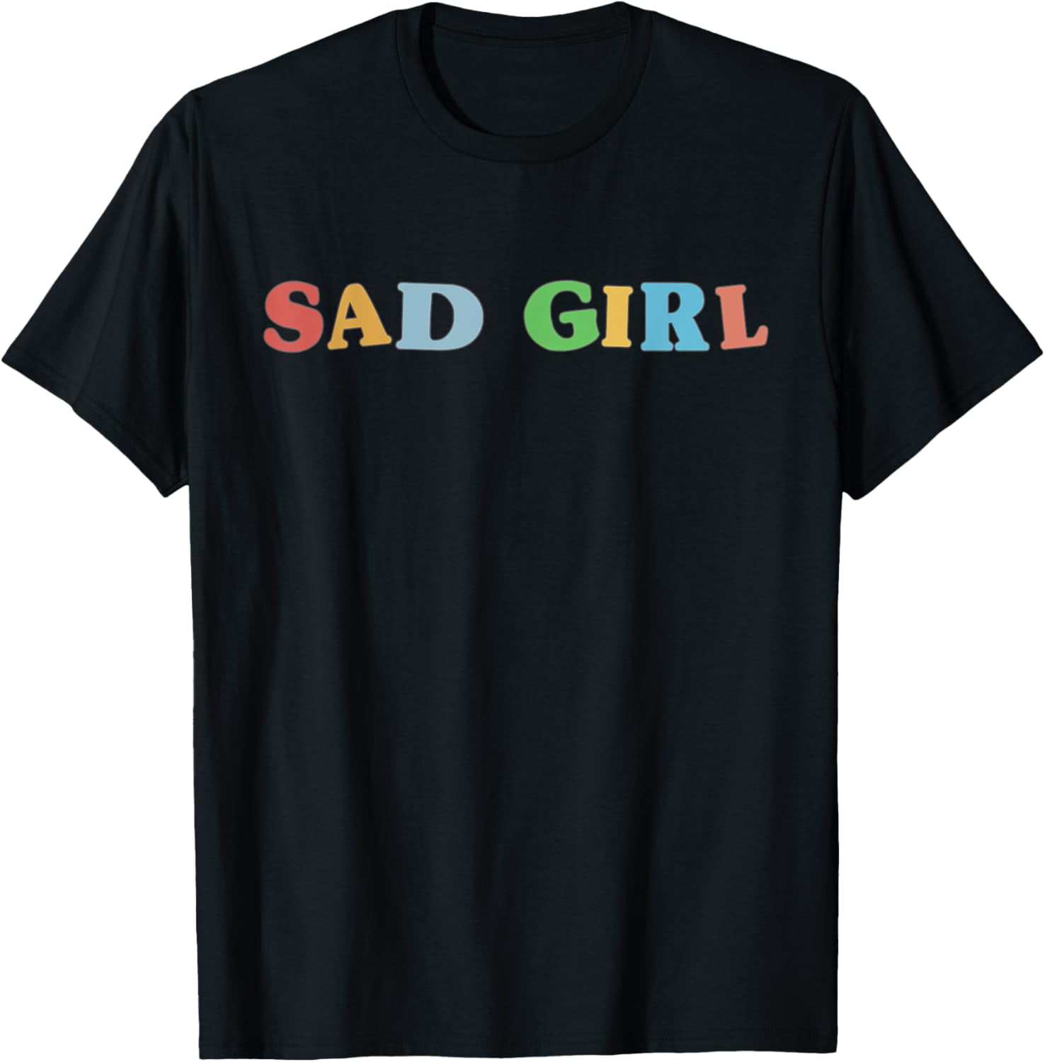 Kidcore Aesthetic Sad Girl Old Indie 80s 90s Retro T-Shirt men and ...