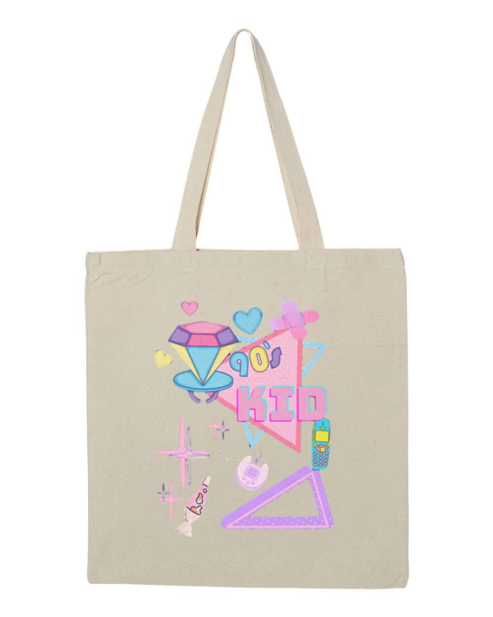 Kidcore Throwback Tote Bag Oversized 90s Mood for Soft Fans - Walmart.com