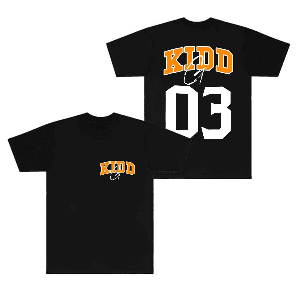 Kidd G 03 Logo Merch T-shirt Men's And Women's Casual Short-sleeved ...