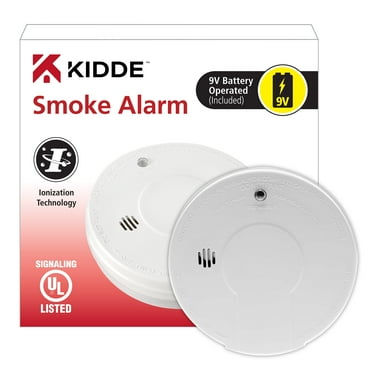 Kidde Fire Sentry Micro Profile 3 Year Smoke Alarm, 9 Volt Battery ...