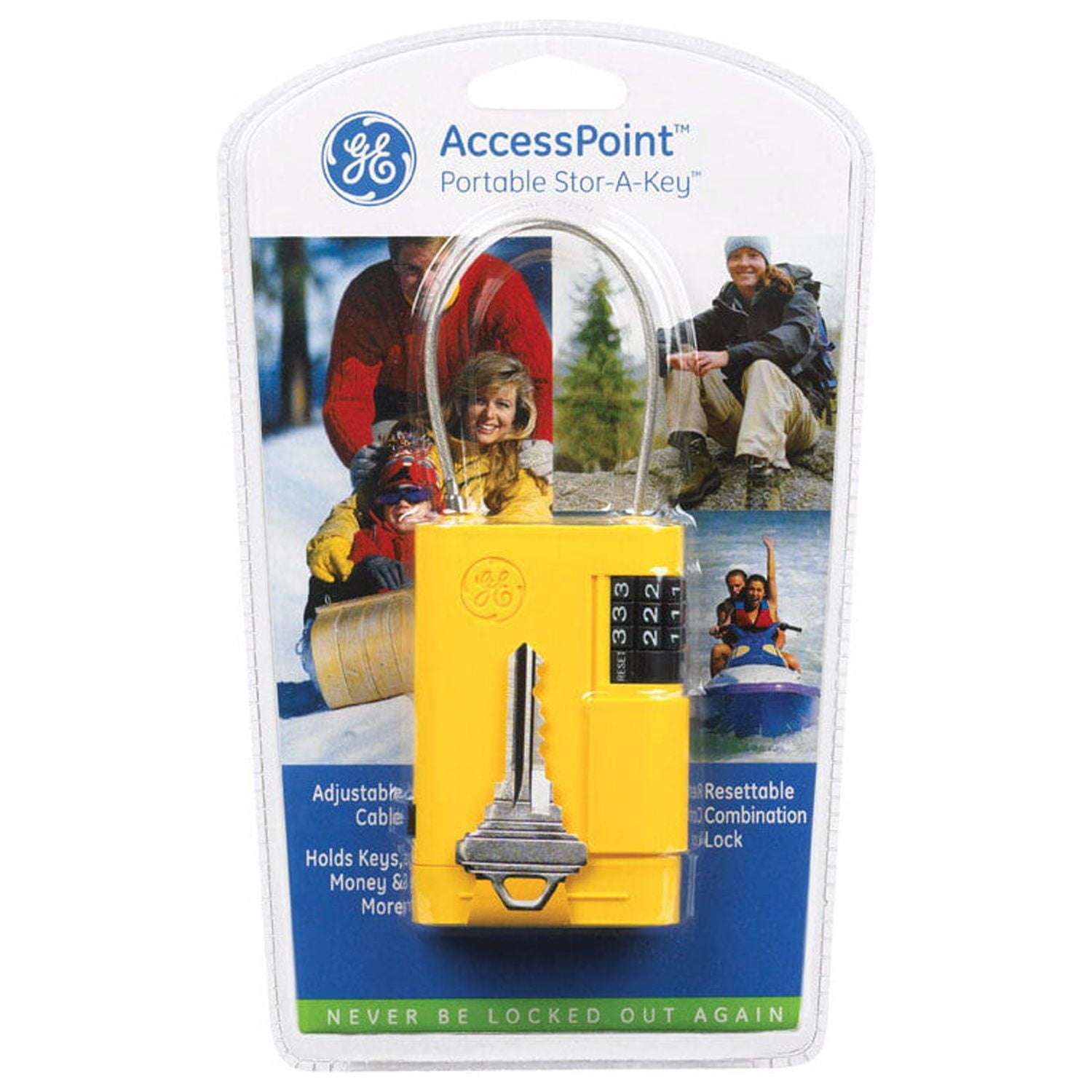 GE Security 001858 Yellow Portable Stor-A-Key - Walmart.com