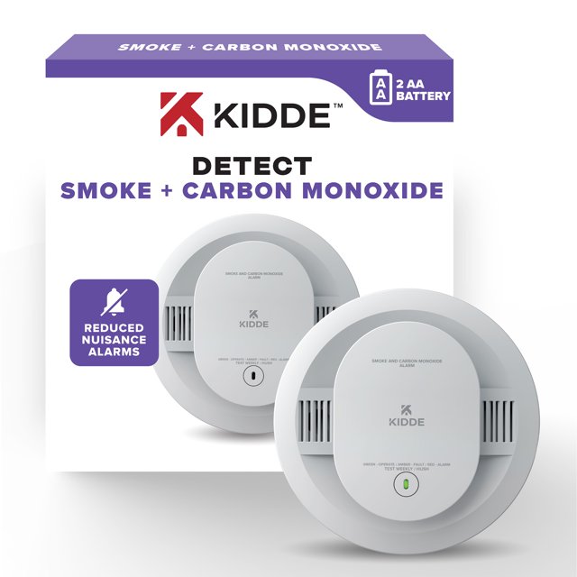 Kidde Battery-Operated Combination Smoke & Carbon Monoxide Detector ...