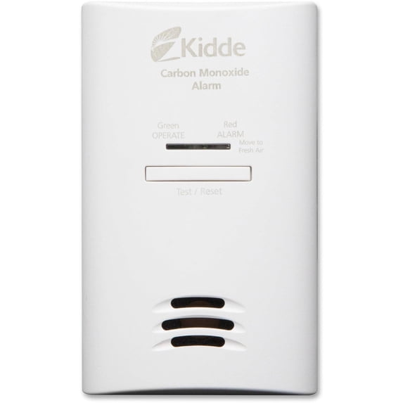 Kidde Carbon Monoxide Alarm AC Powered, Plug-In with Battery Backup KN ...
