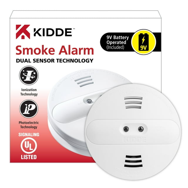 Kidde Dual Sensor Smoke Alarm, 85 Decibels, KIDDE - Walmart.com
